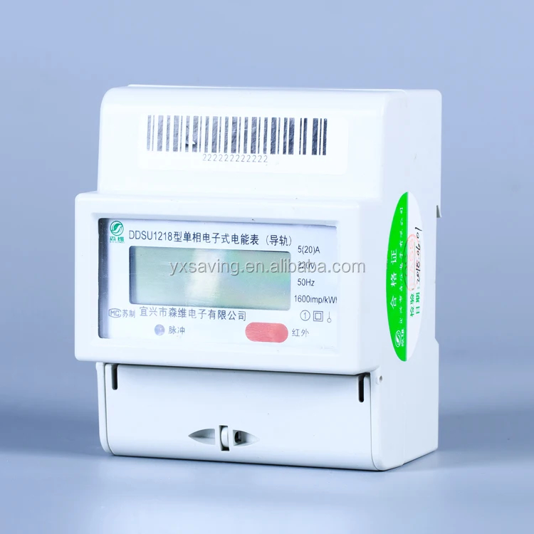 RS485/Modbus RTU/wifi/NB İletişim Arayüzü Din Rail Energy Meter