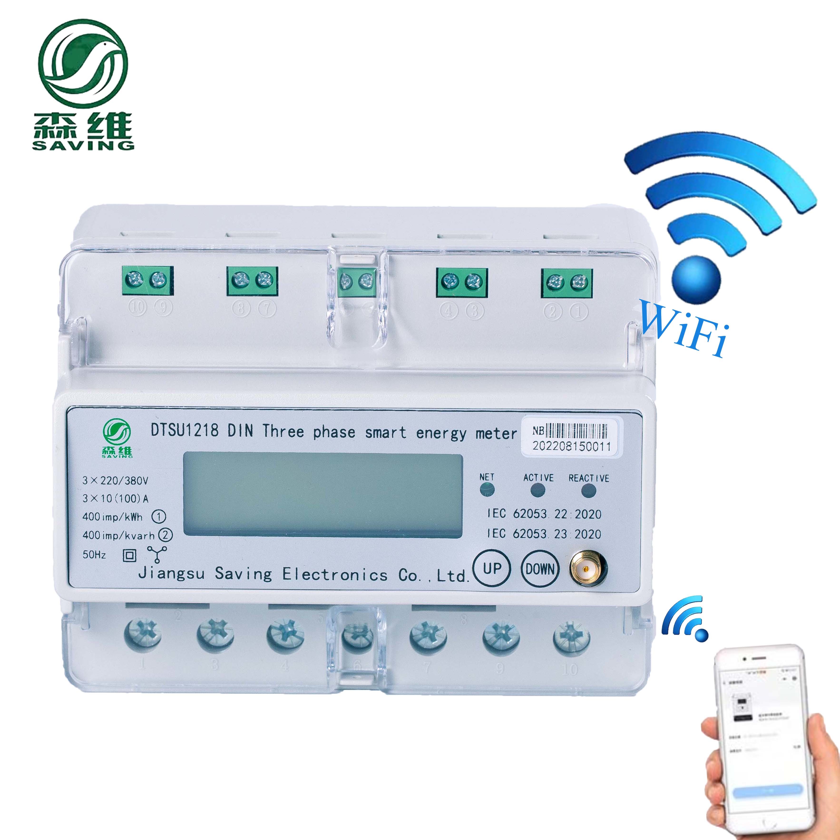 Api Programlanabilir Üç Fazlı Ön Ödemeli Enerji Ölçer Wifi 3 Fazlı Din ...