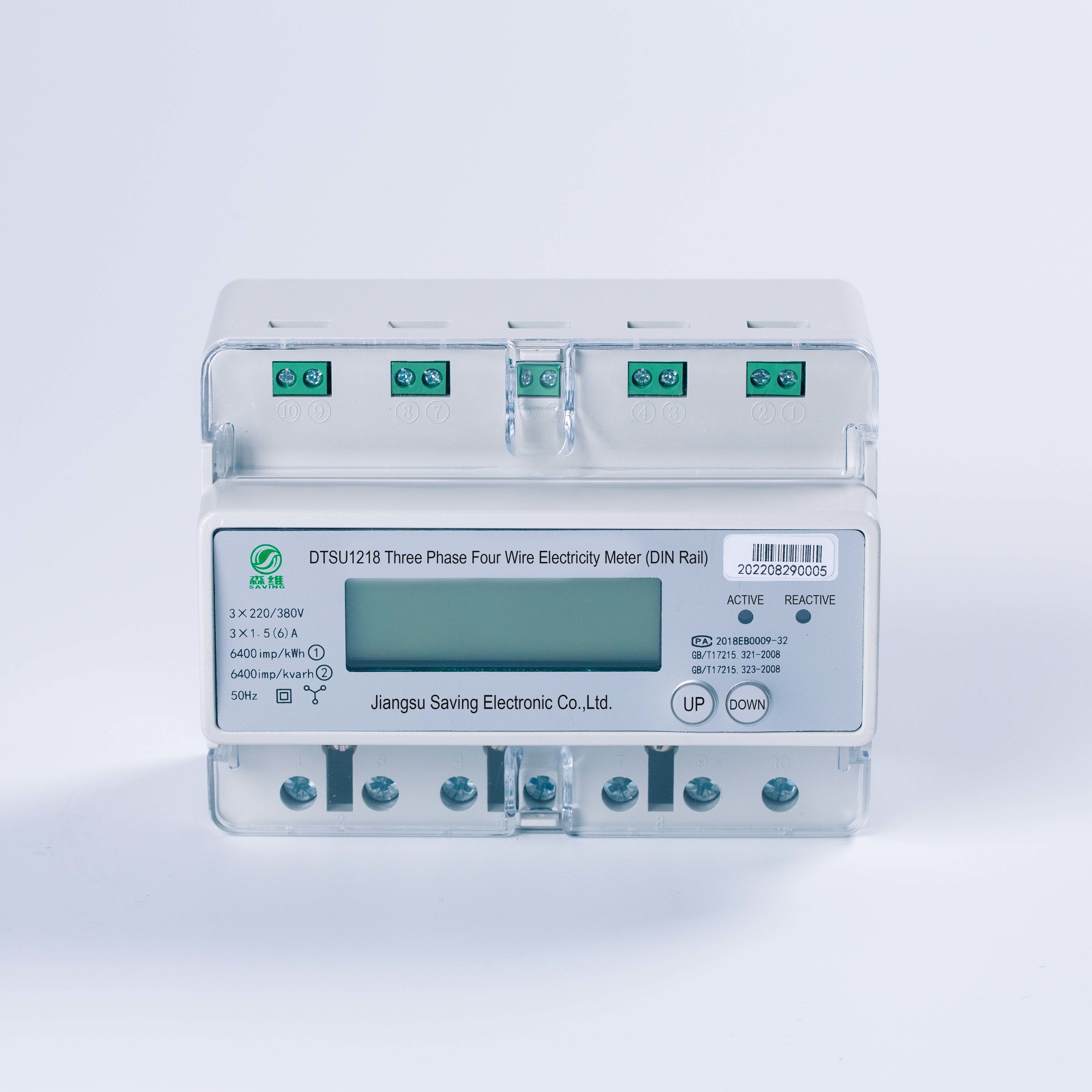 3 Fazlı Ön Ödemeli Elektronik Enerji Ölçer Üç Fazlı Kwh Metre Wifi Çok ...